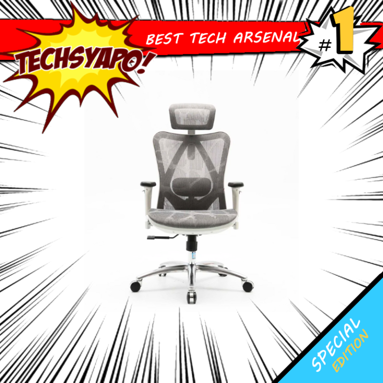 INPLAY EF100 GRAY / EF80 BLACK ERGONOMIC CHAIR - Techsyapo!